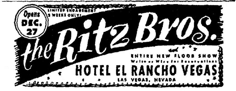 El Rancho Vegas | J. H. Graham